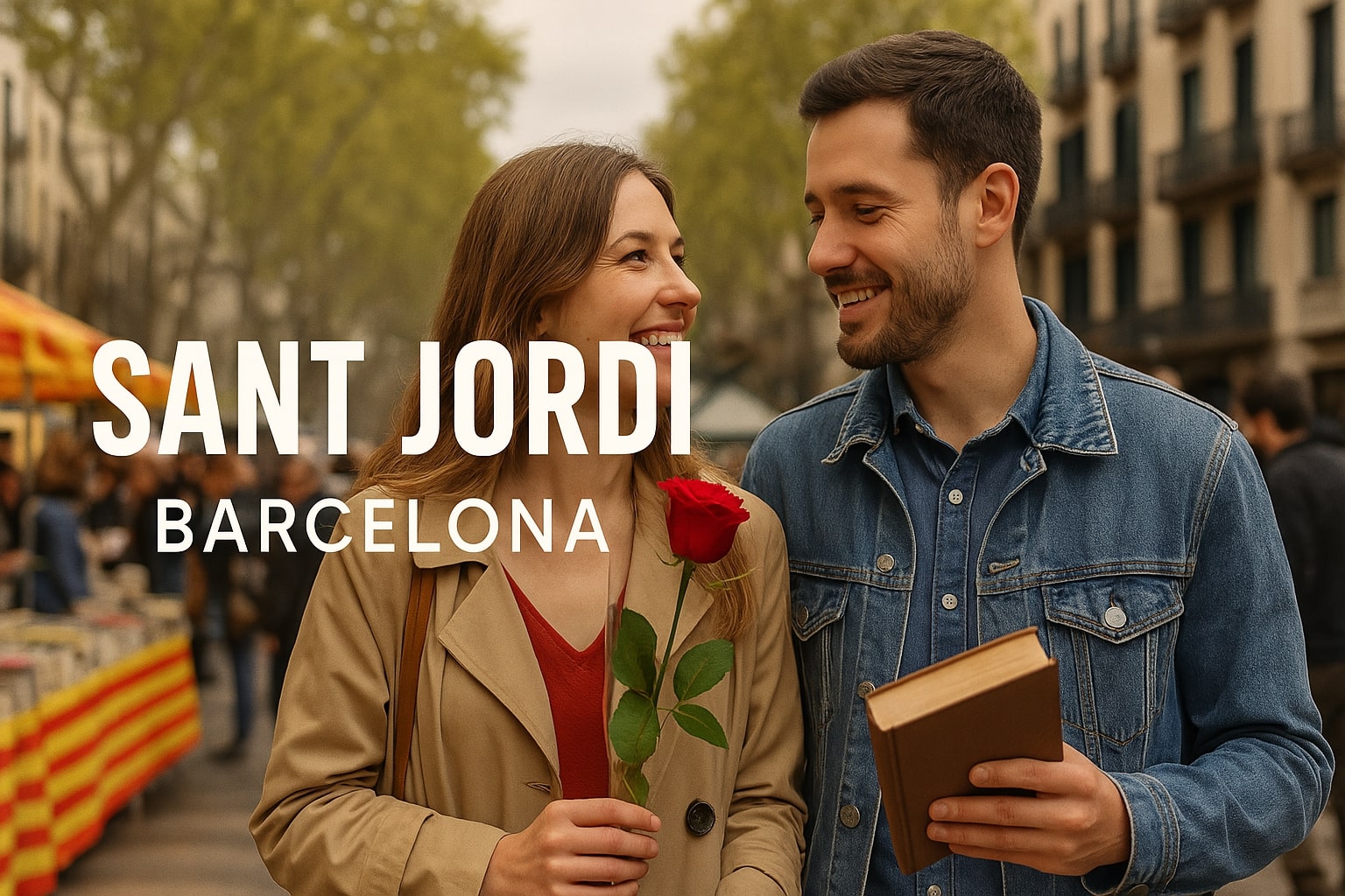 Sant Jordi in Barcelona – Books, Roses & Romance